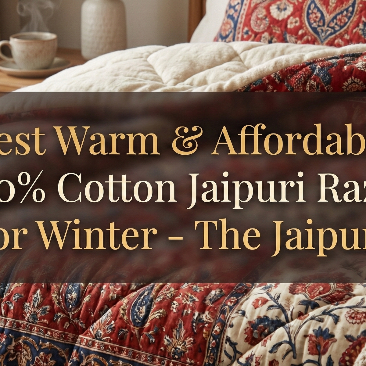 Best Warm & Affordable 100% Cotton Jaipuri Razai for Winter - The Jaip – The Jaipuri